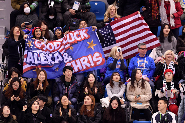 U-S-A! These are the rowdiest American fans at the 2018 Winter Olympics ...